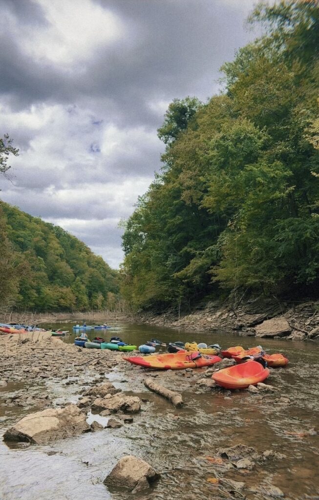 Kayaking Burgess Falls With Low Water Levels - Twenty Something Traveler